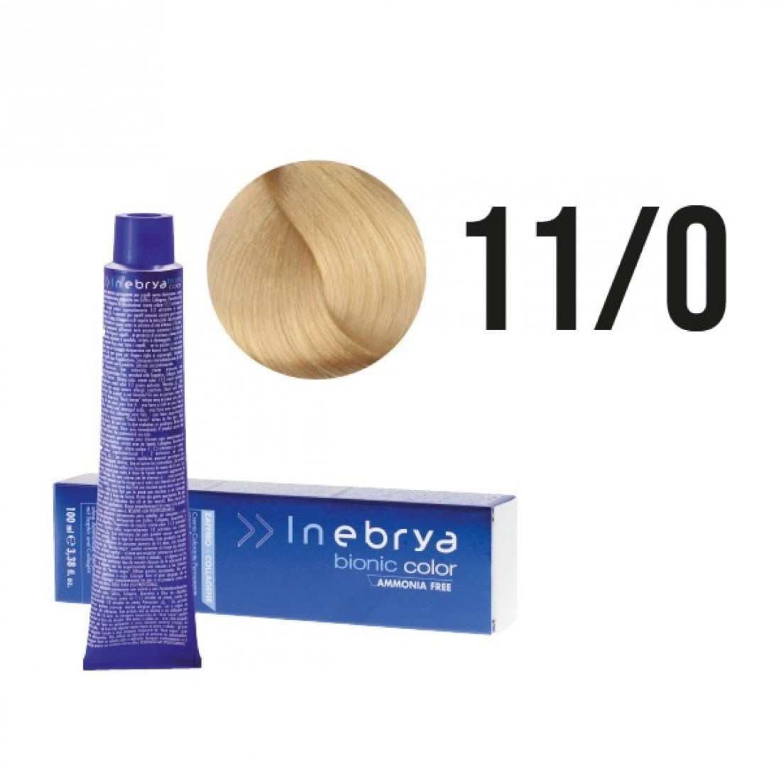 Inebrya Bionic Color Ammonia Free 11/0 Superlight Blonde Platinum 100ml ...